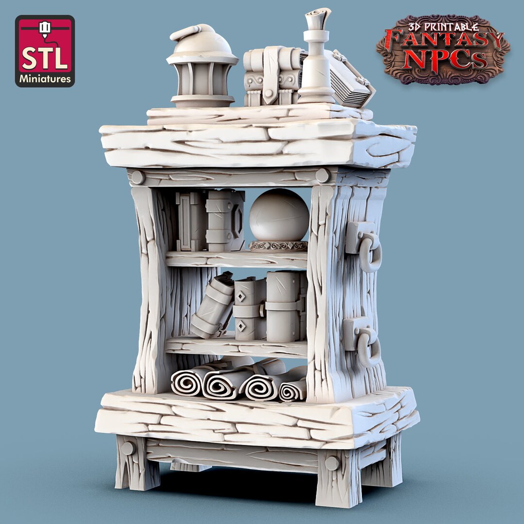 Magic Seller Bookcase Dungeons and Dragons, Pathfinder, Tabletop Gaming ...