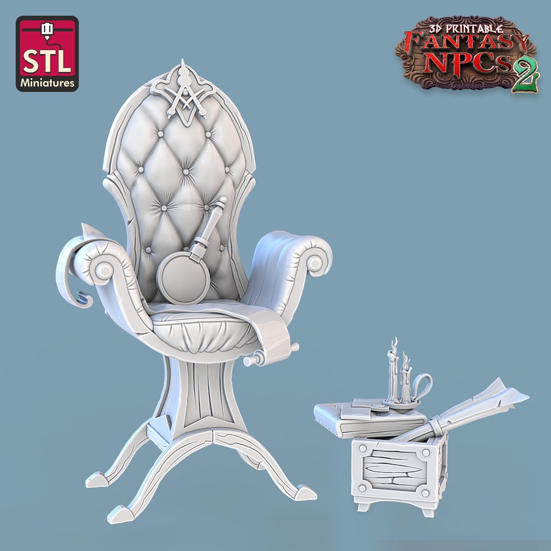 Cartographer Chair Dungeons and Dragons, Pathfinder, Tabletop Gaming ...