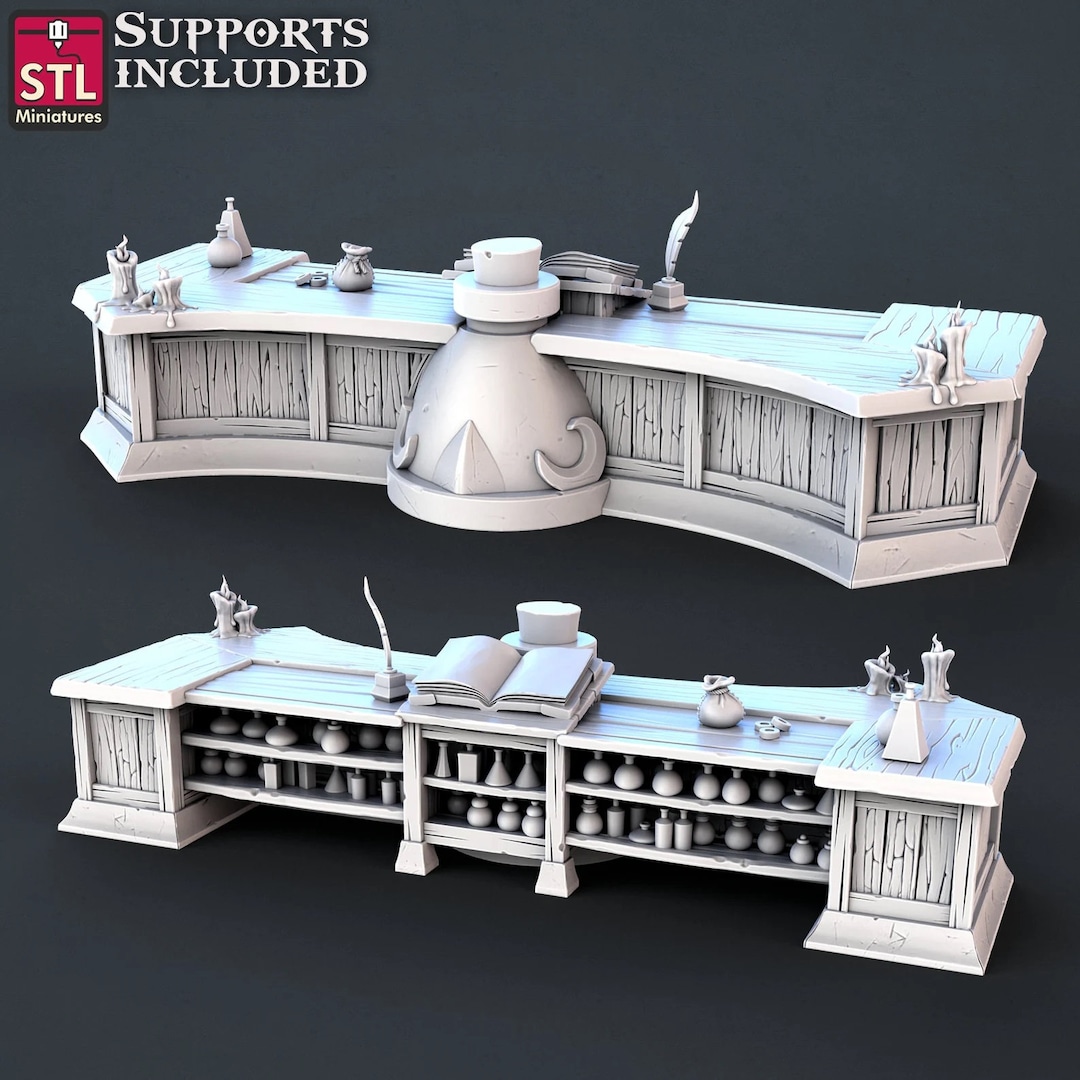 Potion Vendor Counter Dungeons and Dragons, Pathfinder, Tabletop Gaming ...