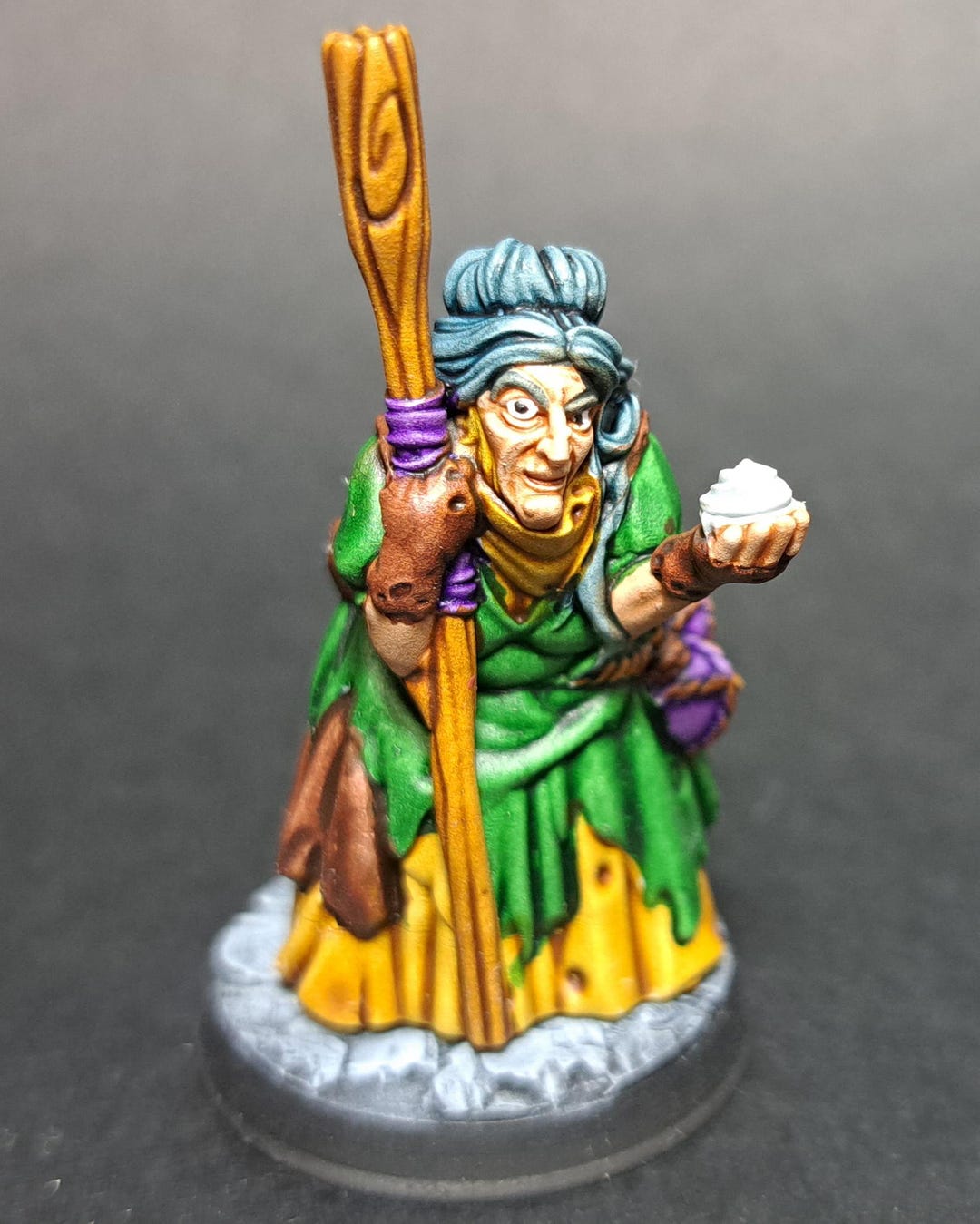 Baba Yaga Witch Rituals Cultist Painted Dungeons and Dragons Mini RPG ...