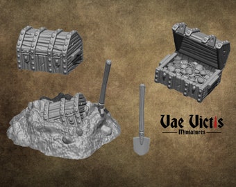 Cart RPG Miniature Furniture 3D Printed 28mm Scatter Terrain - Etsy