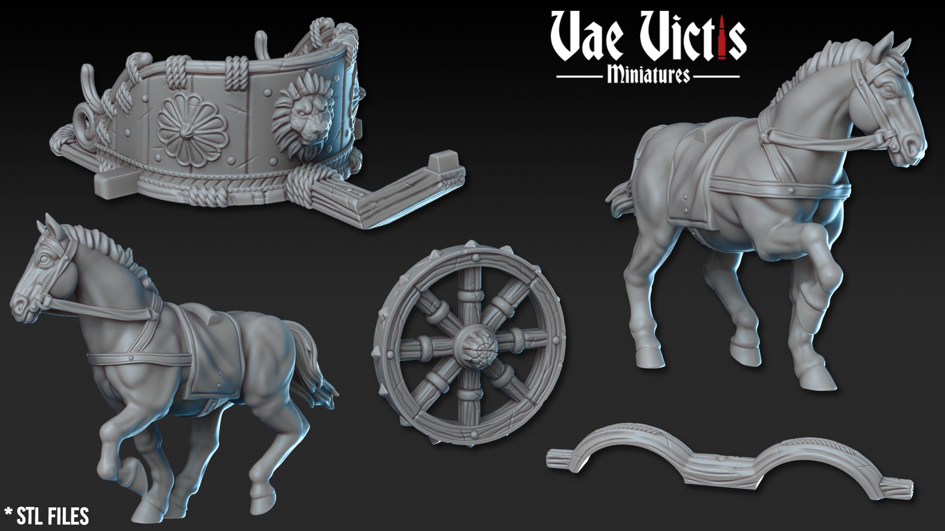 Toys & Games Role Playing Games Scenery for D & D Horse and buggy ...