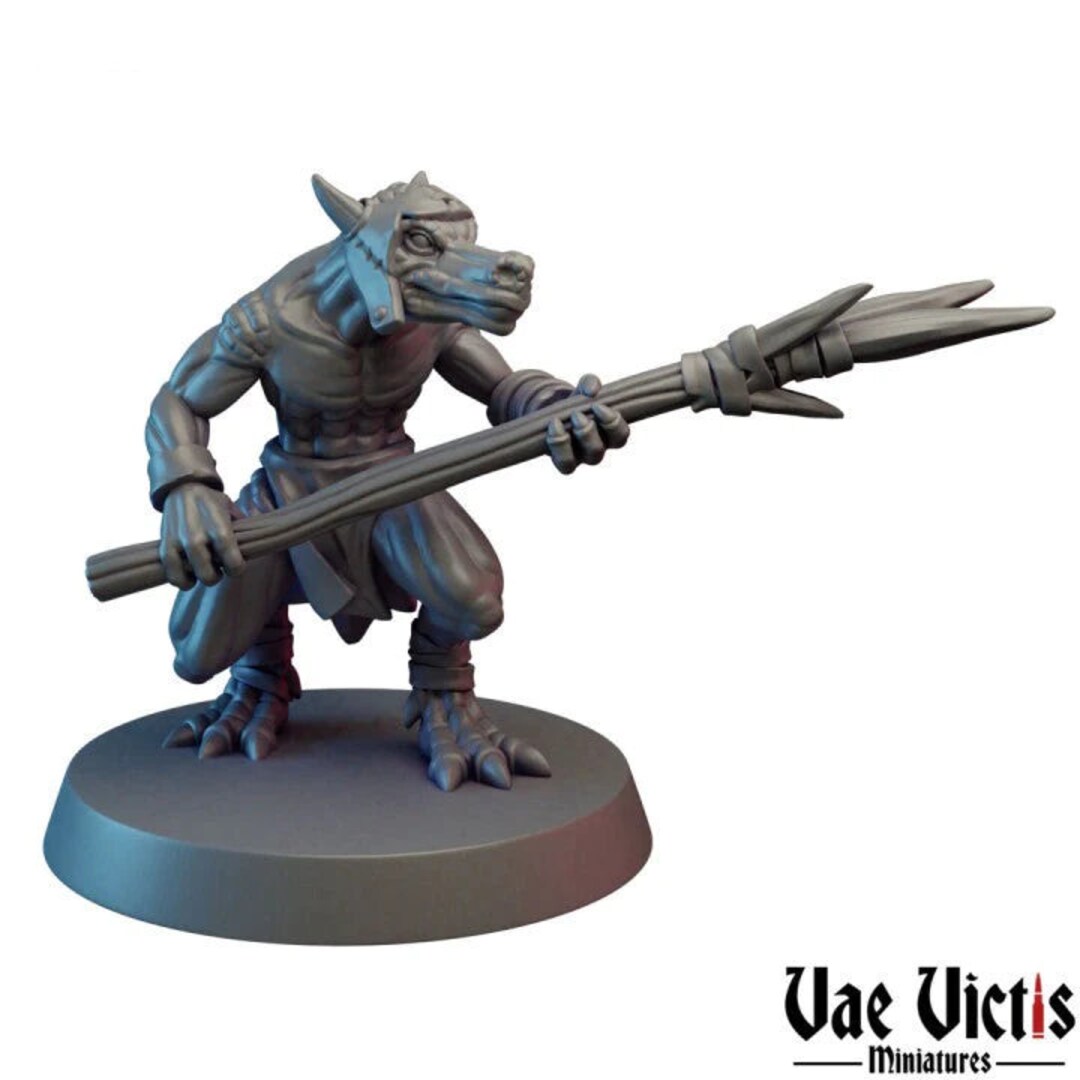 Kobold G RPG Miniature 3D Resin Printed 28-32mm Tabletop Fantasy Gaming ...