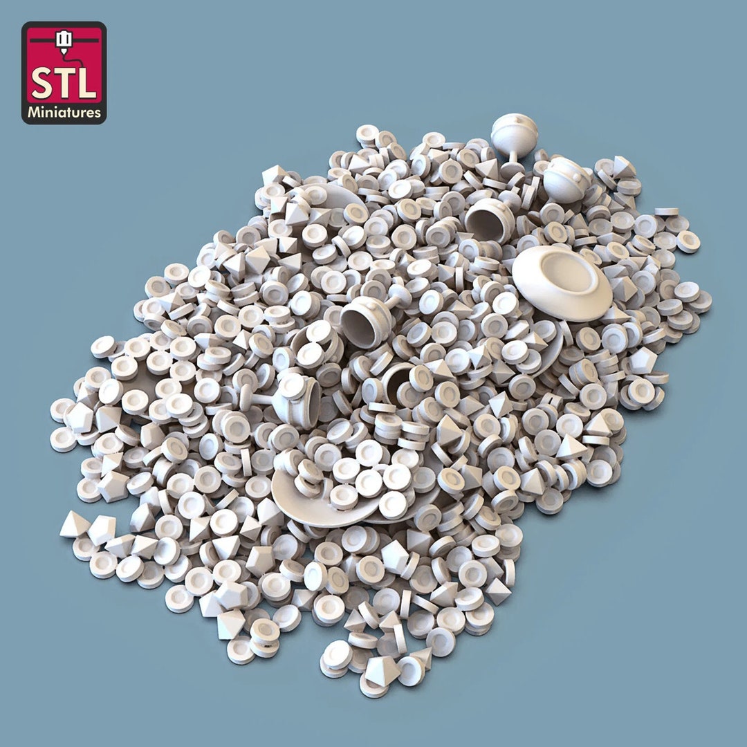 Treasure Pile Set Dungeons and Dragons, Pathfinder, Tabletop Gaming ...