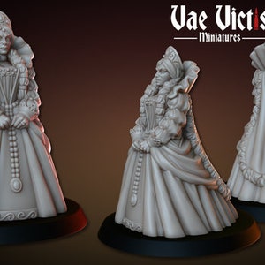 Queen RPG Miniature 3D Resin Printed 28-32mm Tabletop Fantasy - Etsy