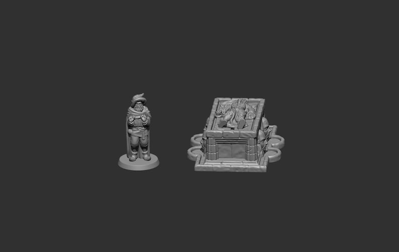 Altar Sacrifice Ritual RPG Miniature 3D Printed 28mm Scatter - Etsy
