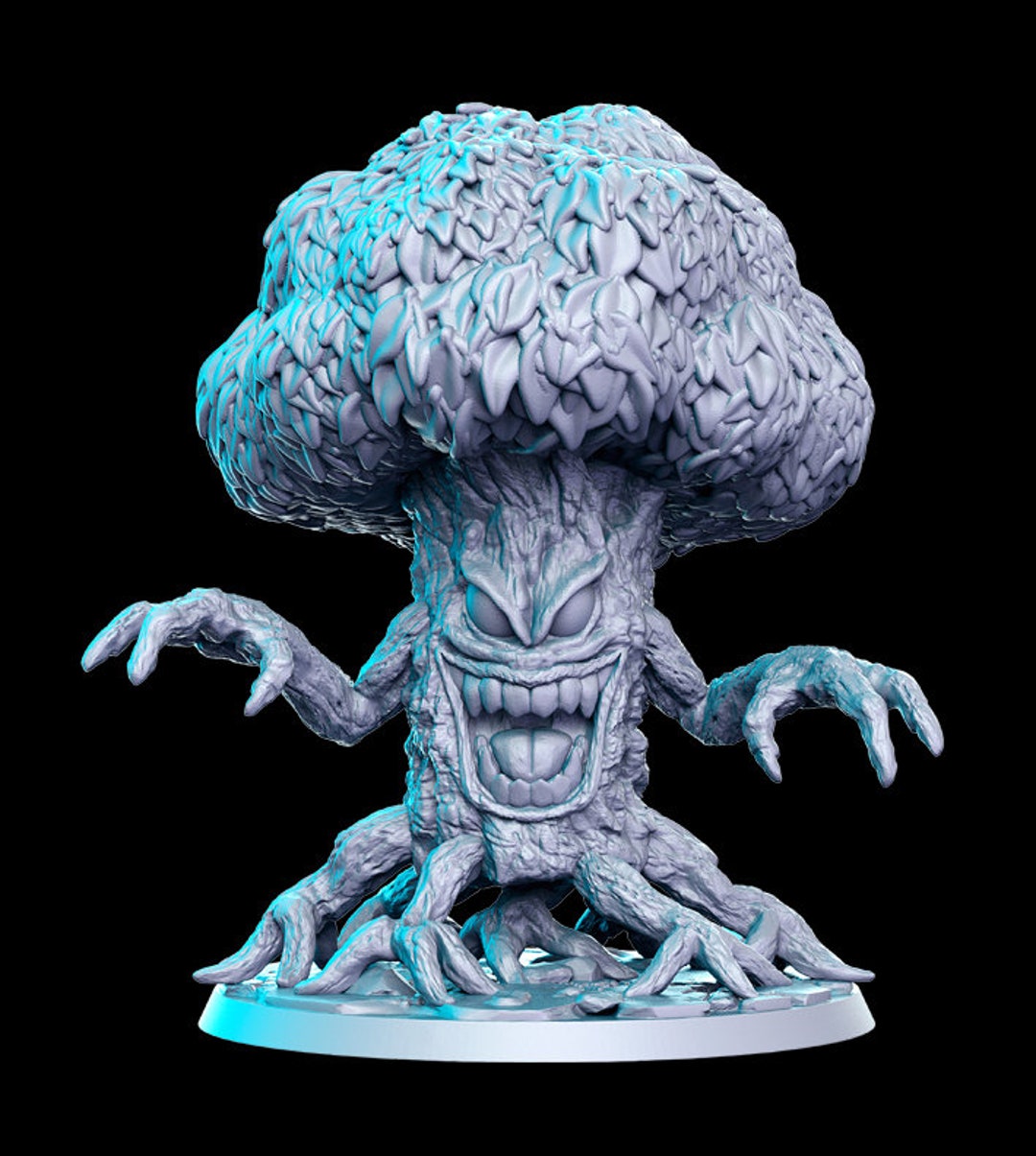 Treevil Mini Evil Tree Animated Plant D&D Resin 32mm / 28mm Miniature ...