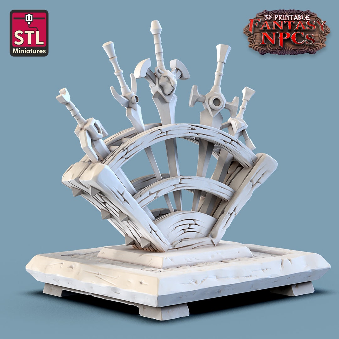 Weapons Merchant Display C Dungeons and Dragons, Pathfinder, Tabletop ...