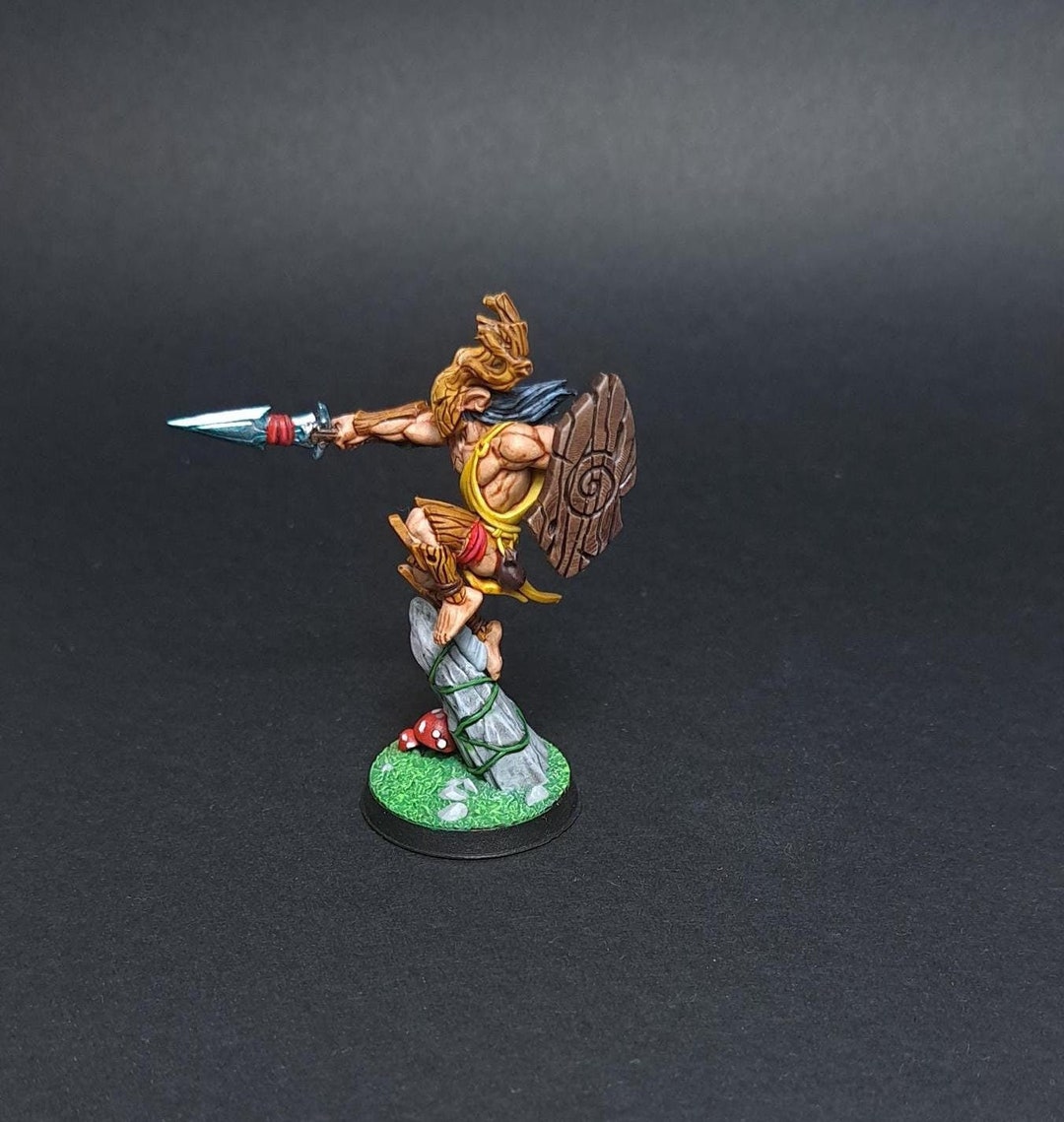 Painted Dnd Miniature Elf Forest Resin Printed 28-32mm Miniature ...