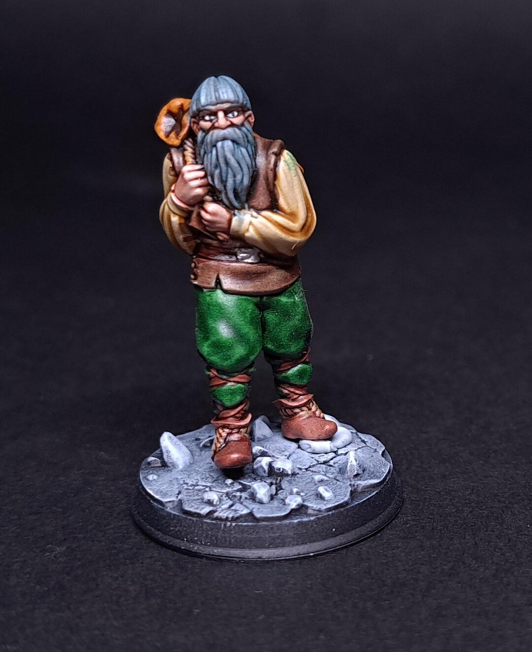 Farmer Villager NPC Painted Dungeons and Dragons Mini RPG Tabletop ...