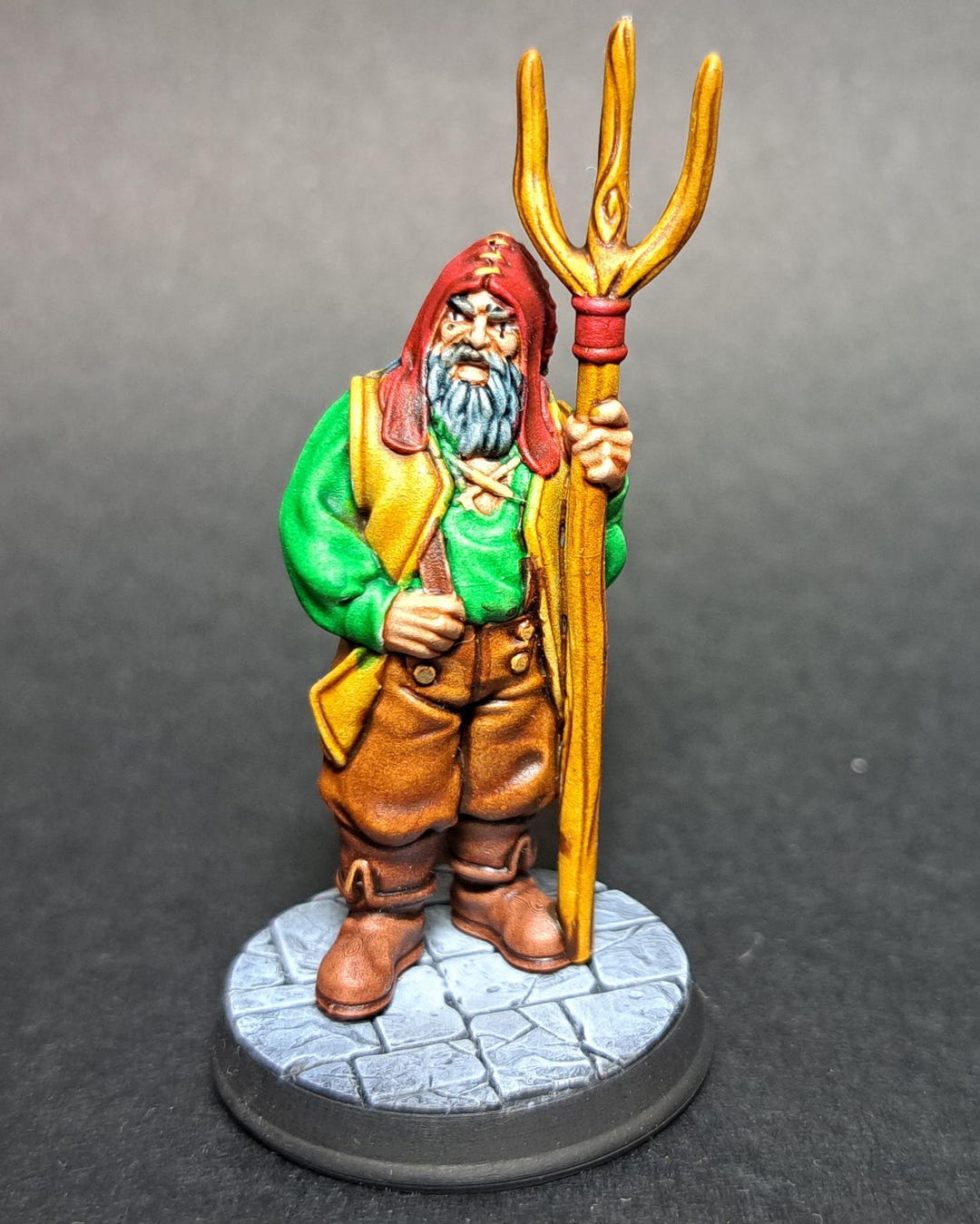 Townsfolk Villager NPC Farm Painted Dungeons and Dragons Mini RPG ...