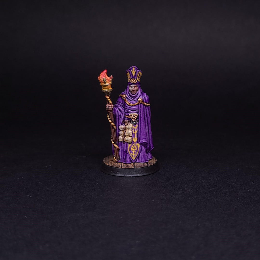 Keeper of Rituals Cultist Painted Dungeons and Dragons Mini RPG ...