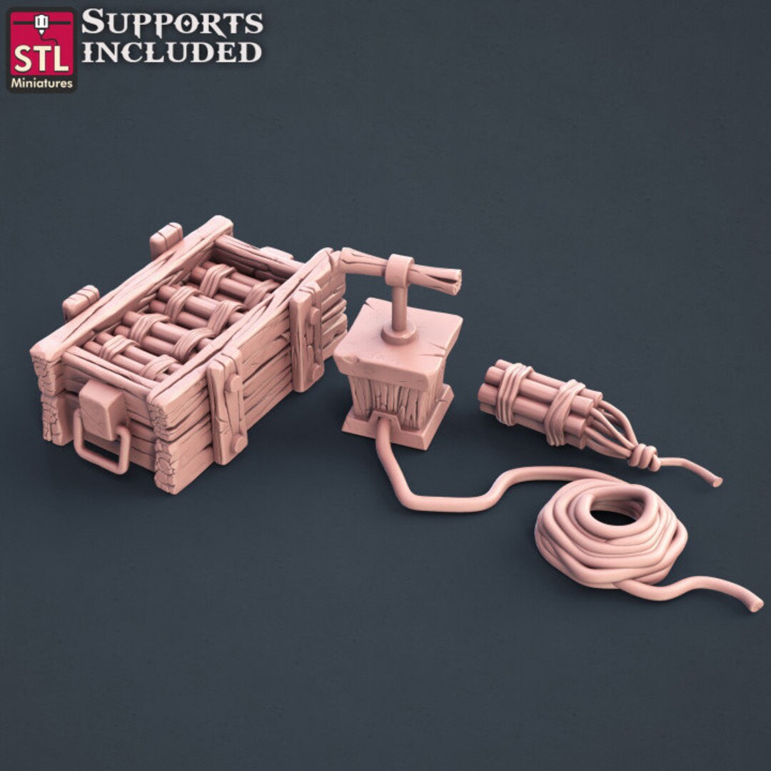 Miners Explosives Dungeons and Dragons, Pathfinder, Tabletop Gaming ...