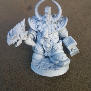 Berserker Salanith Slan God Hand Female Age of Darkness D&D Resin ...