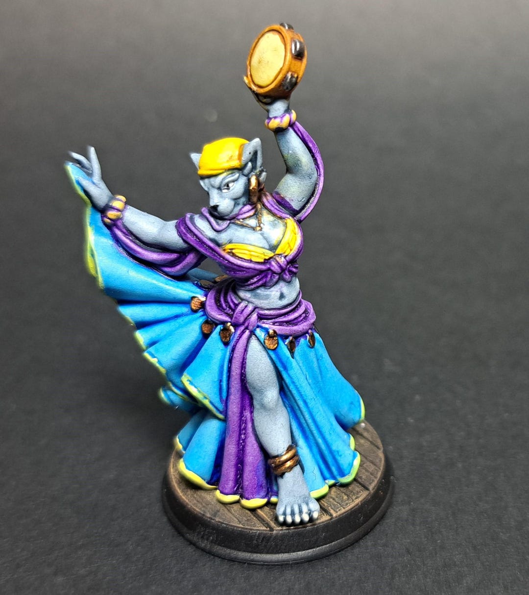 Tabaxi Dancer Music Tavern Painted Dungeons and Dragons Mini RPG ...