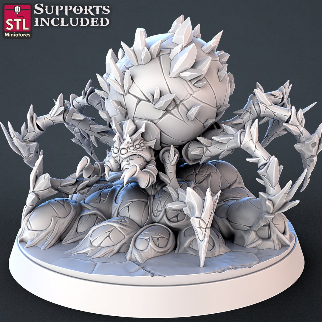 Ice Spider B Dnd Miniature 3D Resin Printed 32mm Tabletop Fantasy ...
