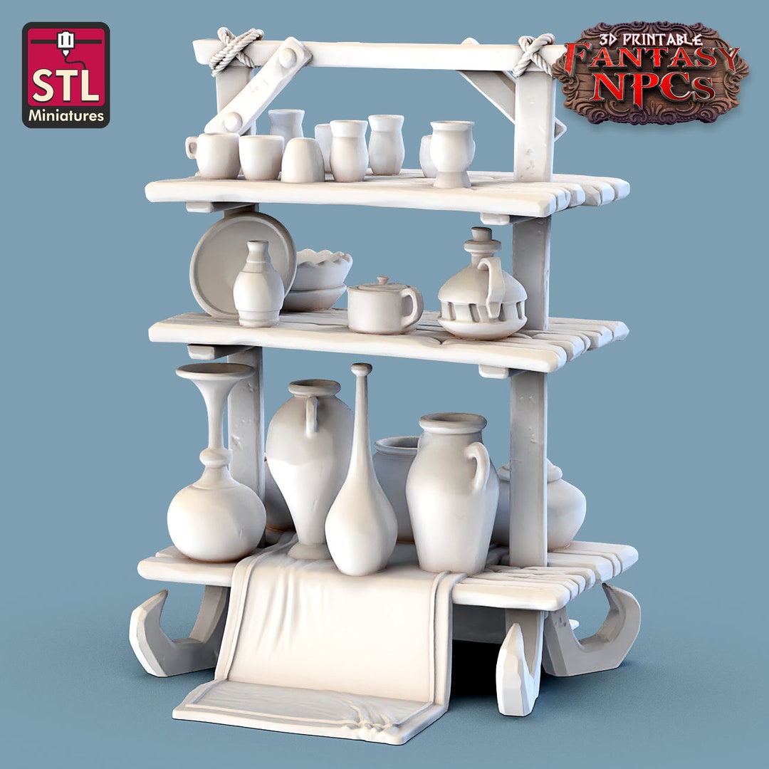 Potter Stand Dungeons and Dragons, Pathfinder, Tabletop Gaming 28mm ...