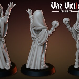 Shaman RPG Miniature 3D Resin Printed 28-32mm Tabletop Fantasy - Etsy