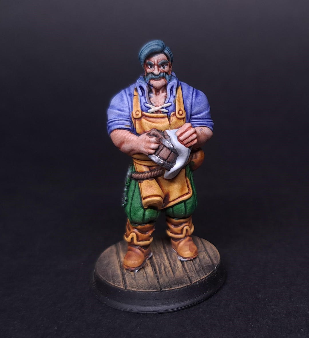 Barkeeper Bartender Inkeeper Tavern Painted Dnd Miniature for Dungeons ...