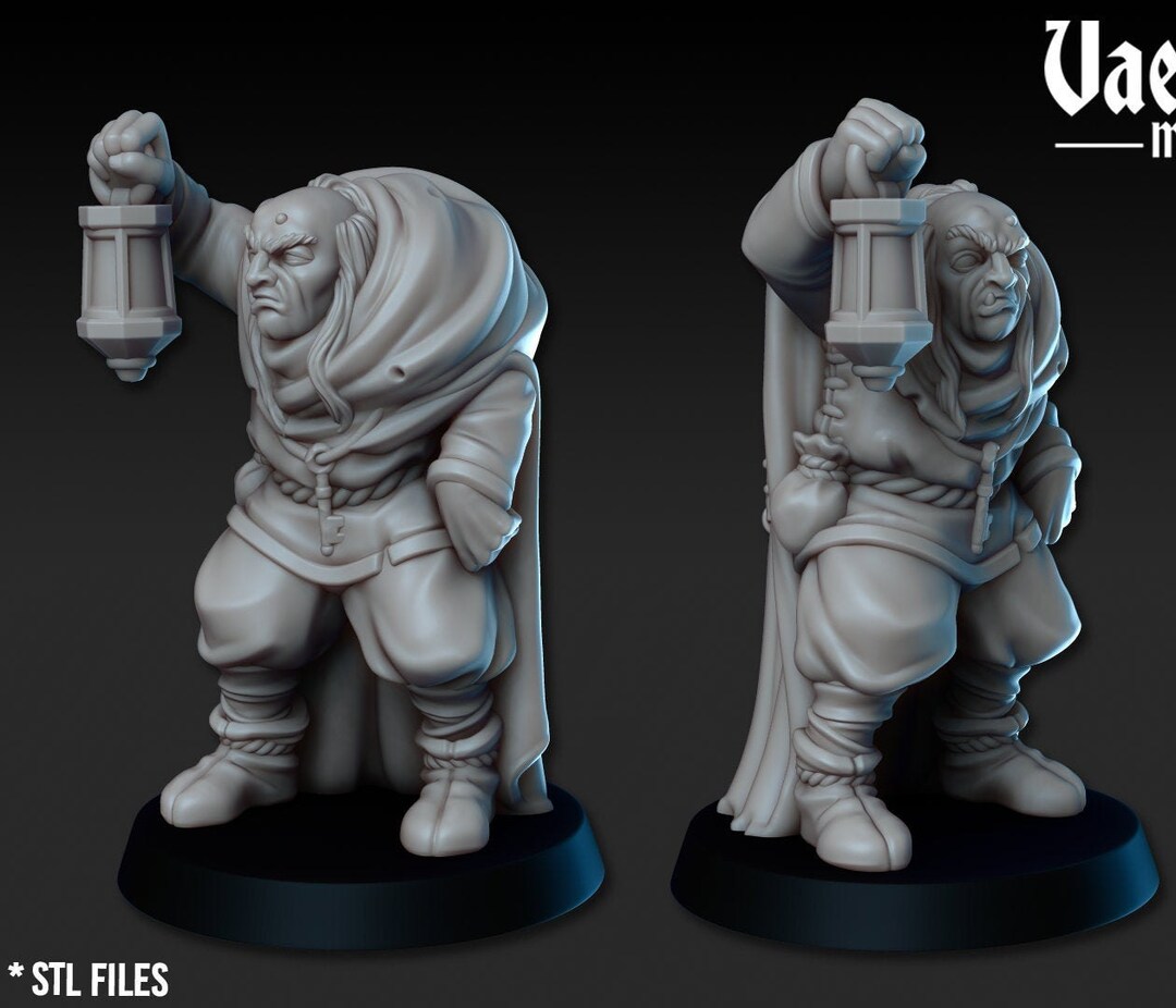 Vampire's Servant Miniature: 3D Resin Printed RPG, D&D, Pathfinder - Etsy