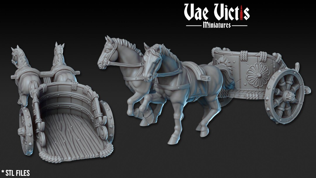 Gladiator Cart Male RPG Dnd Miniatures Dungeons and Dragons D&D ...