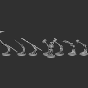Spiritual Weapons RPG Miniature Furniture for Tabletop Gaming (dnd ...