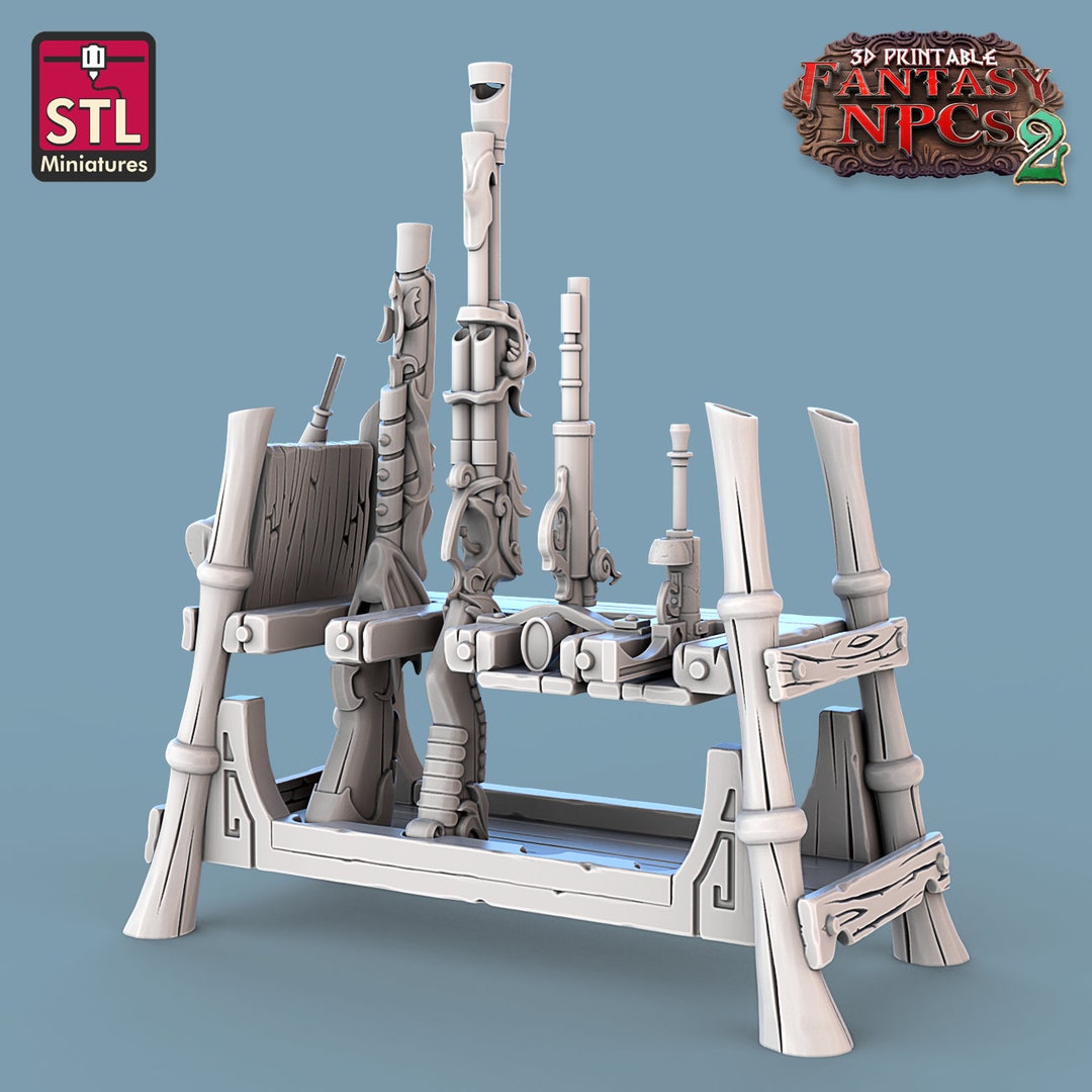 Gunpowder Rocket Weapon Racks Dungeons and Dragons, Pathfinder ...