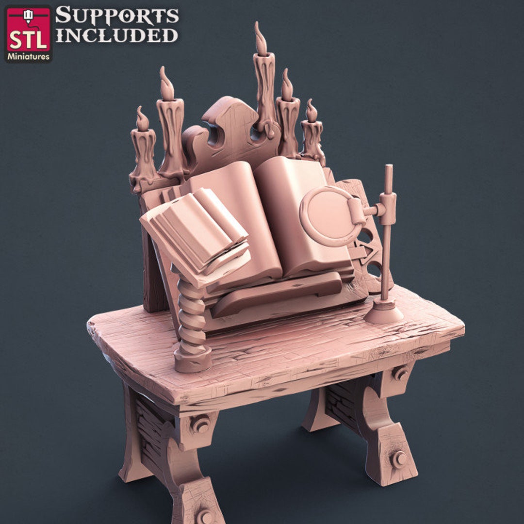 Librarian Desk Library Dungeons and Dragons, Pathfinder, Tabletop ...