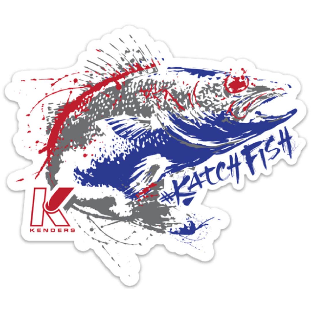 Walleye Fish UV Resistant Sticker Decal Boat, Truck, Bucket ...