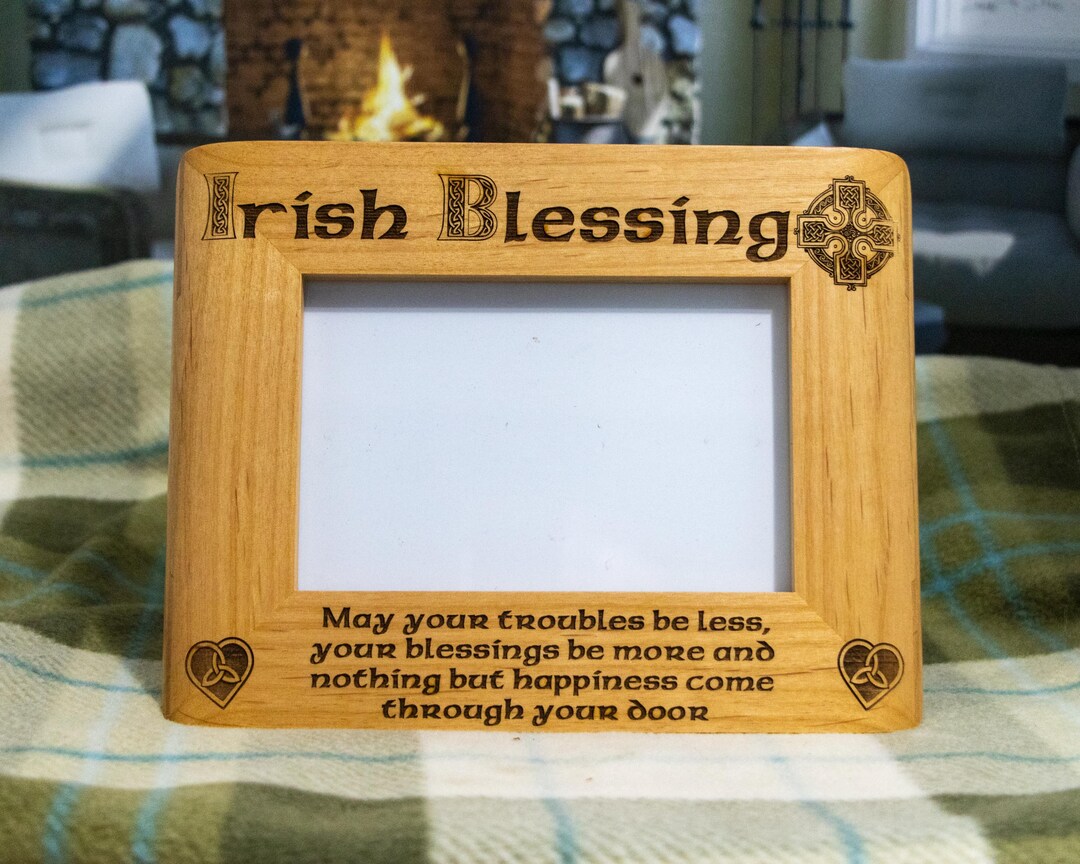 Personalized Celtic Wedding Alder Frame With Glass for 6x4 Photo - Etsy