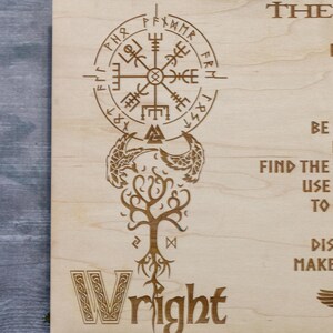 Norse Raven Code With a Runic Raven, Nordic Runes, Valknut Symbol ...