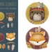 Woodland Animals Thanksgiving Clipart, Cute Autumn Thanksgiving Clipart ...