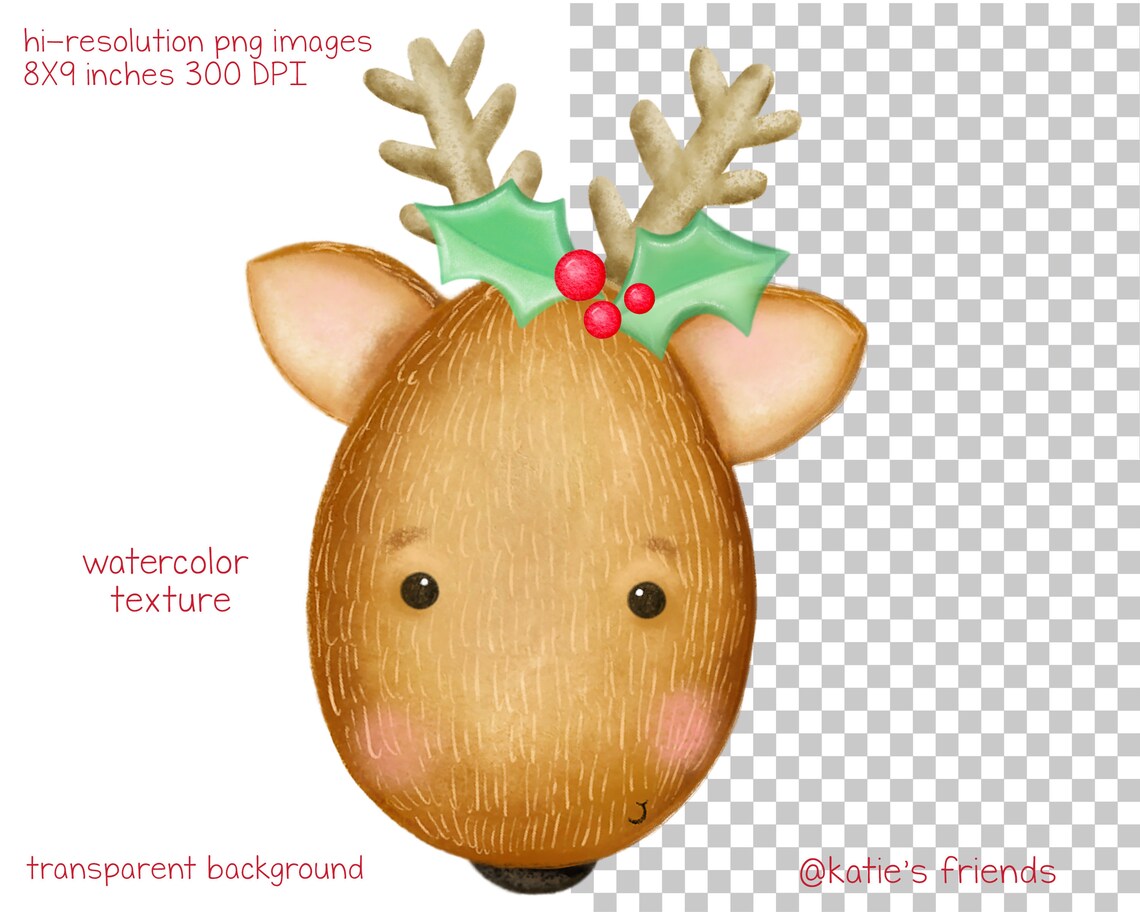 Santa and Friends Clipart, Christmas Characters Clipart, Santa Face PNG ...