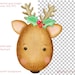 Santa and Friends Clipart, Christmas Characters Clipart, Santa Face PNG ...
