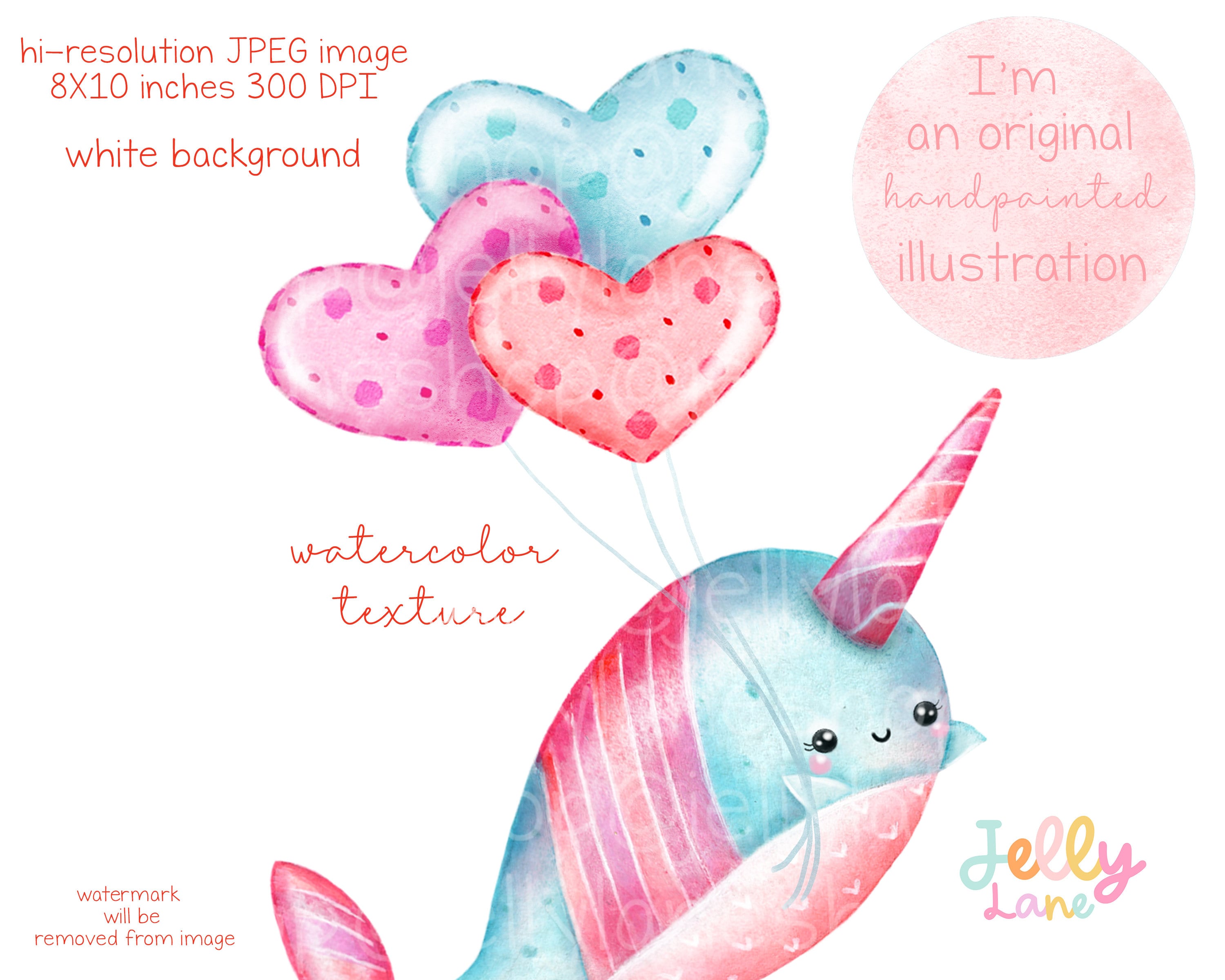 Rainbow Narwhal Png, Cute Narwhal Clipart, Narwhal Sublimation Design ...