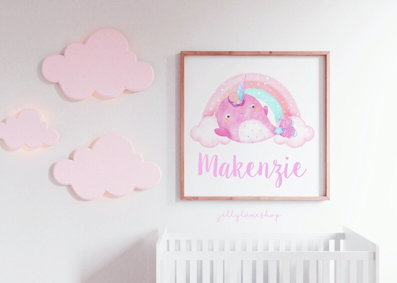 Pink Narwhal Png, Rainbow Narwhal Clipart, Narwhal and Rainbow ...