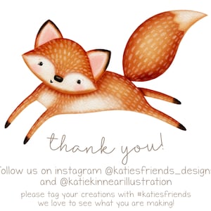 Woodland Fox Clipart, Watercolor Foxes, Hand Painted Fox Art, Cute Fox ...