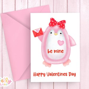 Valentine Penguin Png, Cute Valentines Clipart, Penguin Sublimation ...