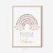 Watercolor Boho Floral Rainbow Clipart Set, Natural Colors, Boho ...
