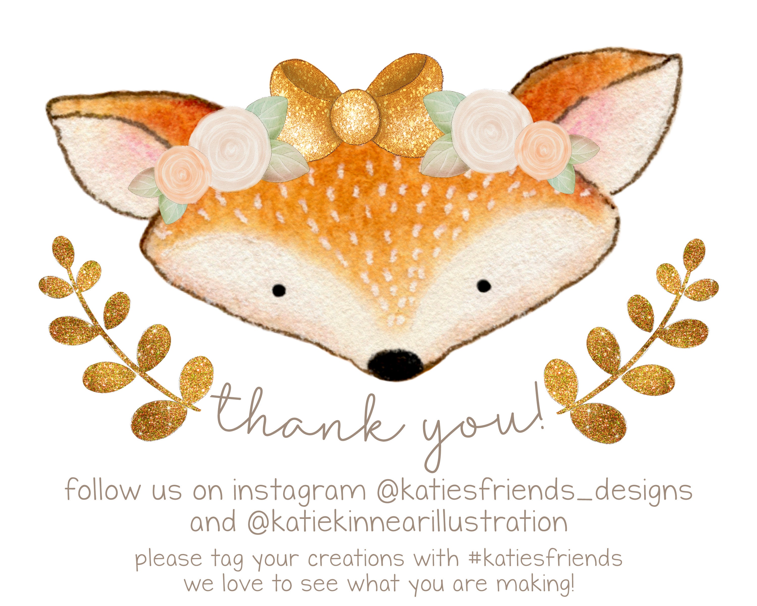 Woodland Fox Clipart, Autumn Clipart Set, Autumn Watercolor ...