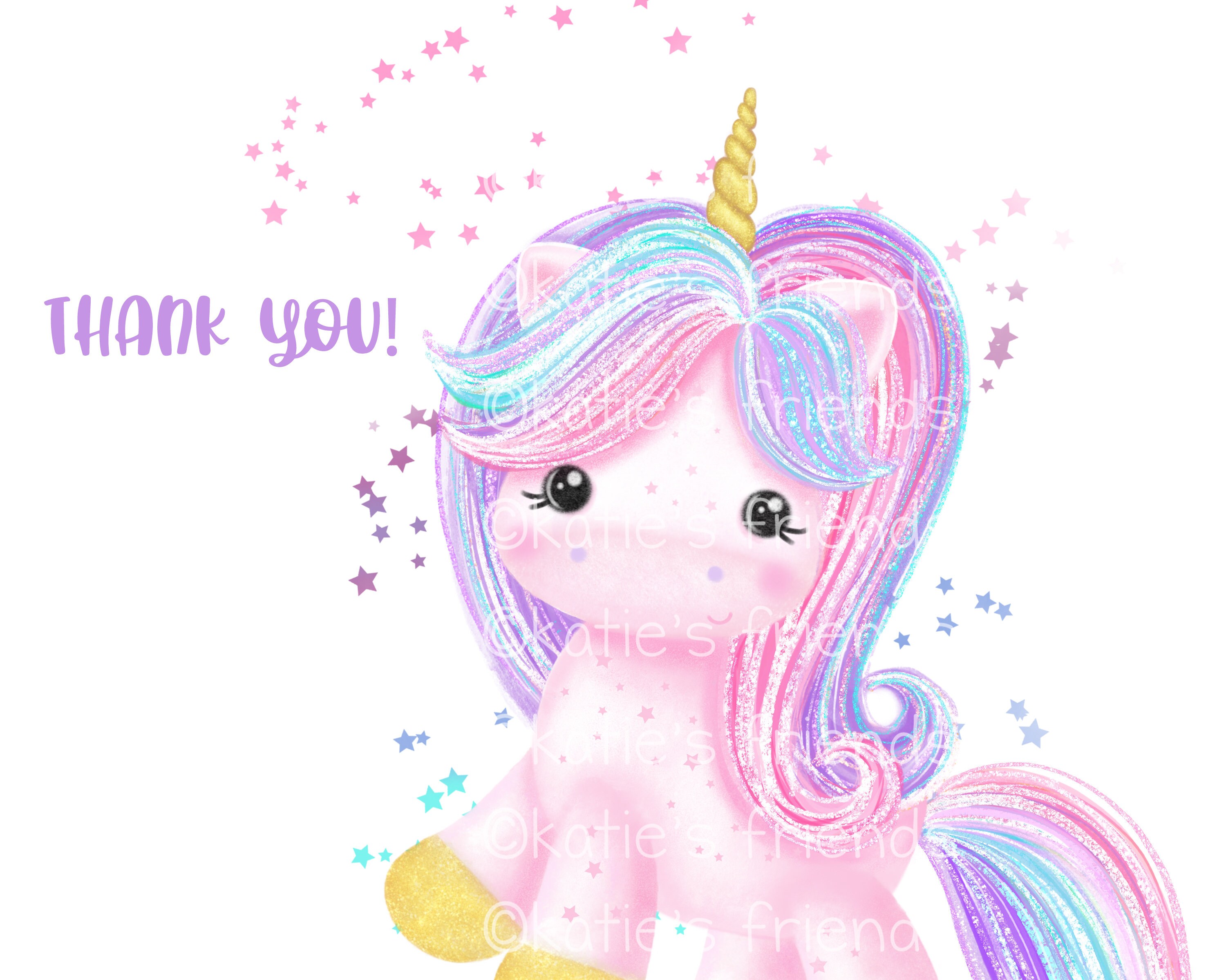 Rainbow Unicorn Clipart Watercolor Unicorns and Rainbows - Etsy