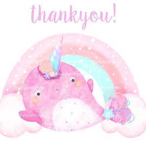 Pink Narwhal Png, Rainbow Narwhal Clipart, Narwhal and Rainbow ...