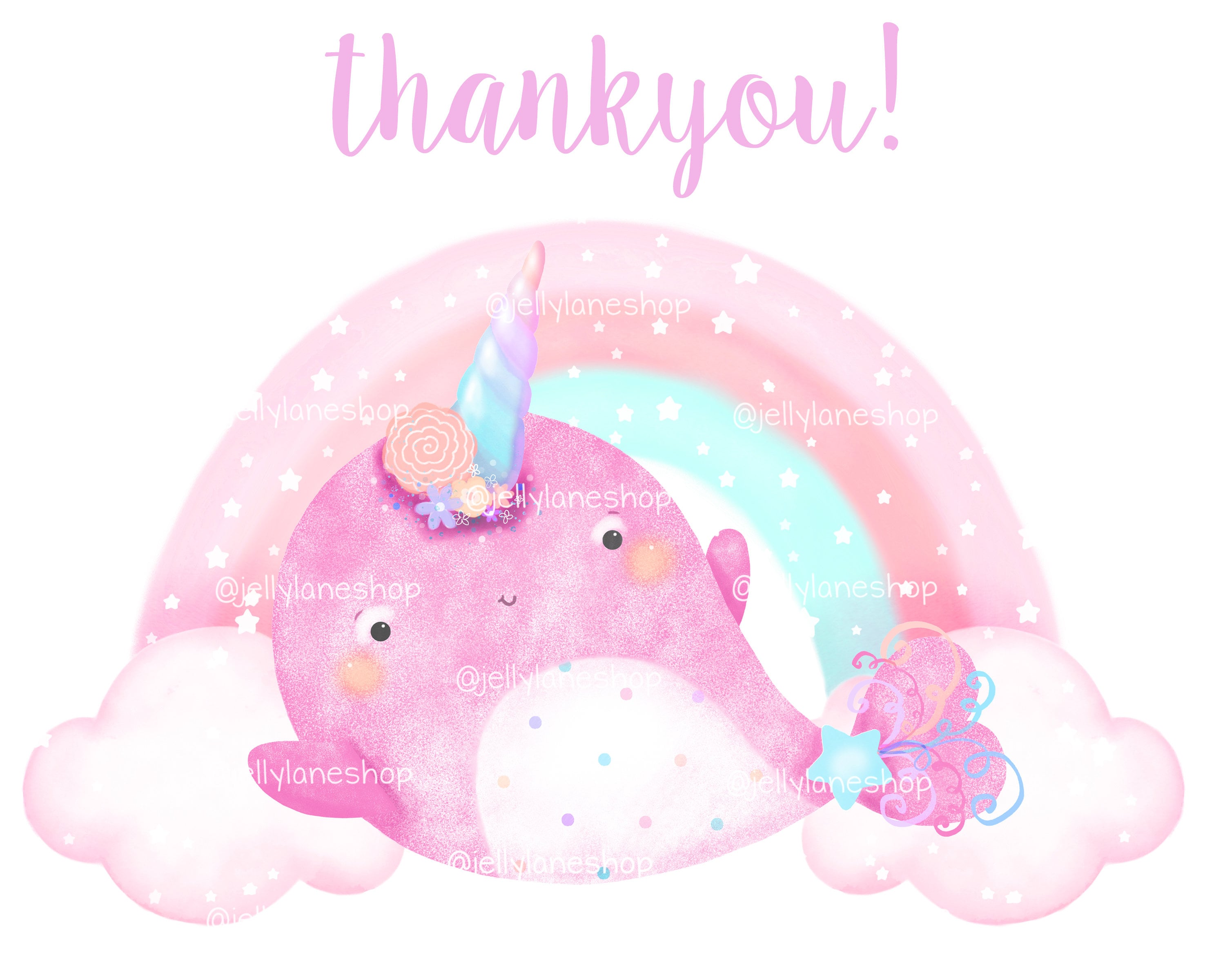 Pink Narwhal Png Rainbow Narwhal Clipart Narwhal and Rainbow - Etsy