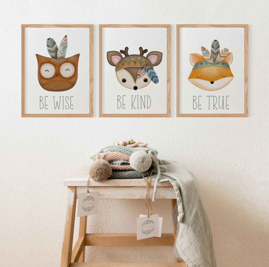 Woodland Animals Thanksgiving Clipart Cute Autumn - Etsy