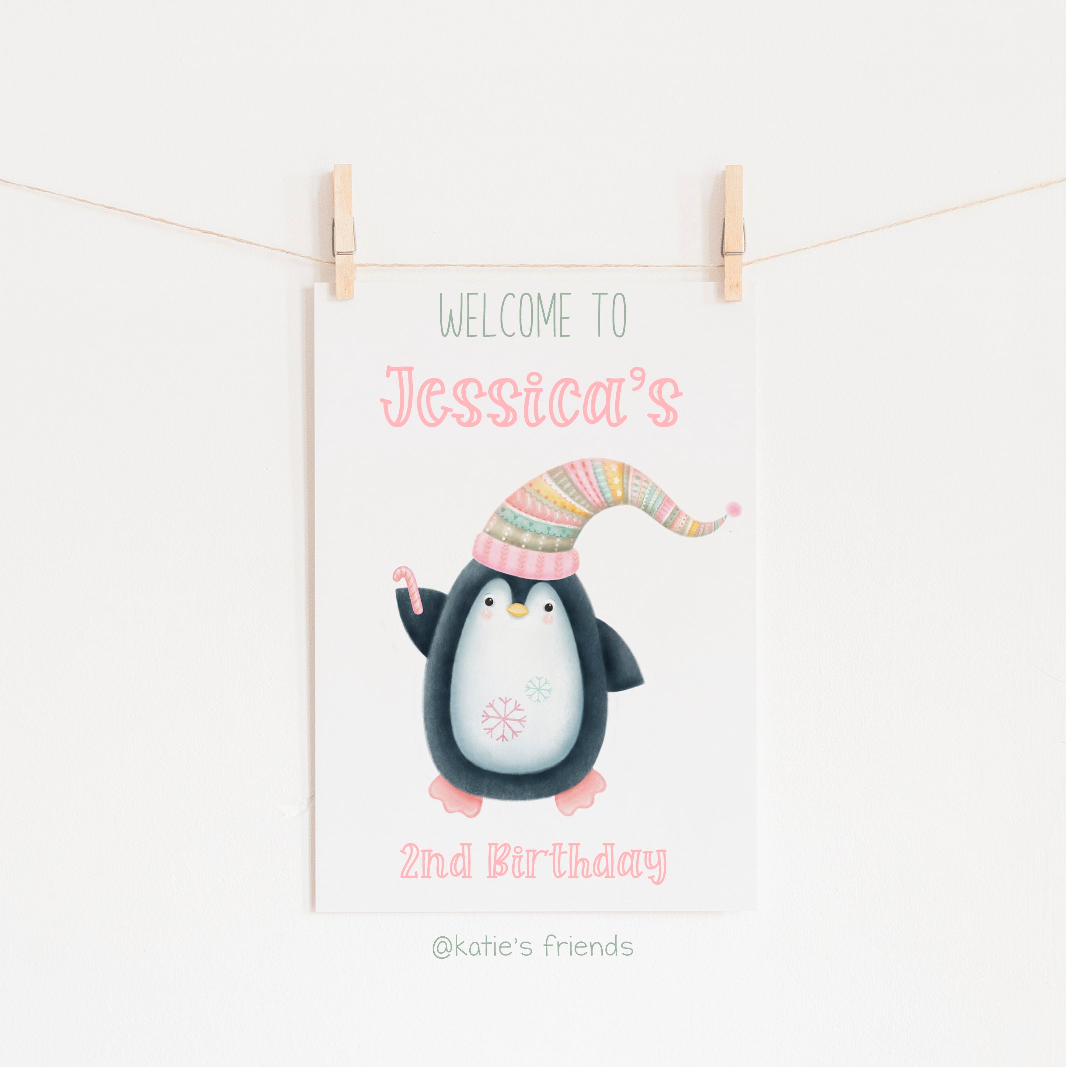 Cute Penguin Png, Pastel Penguin Clipart, Christmas Penguin Sublimation ...