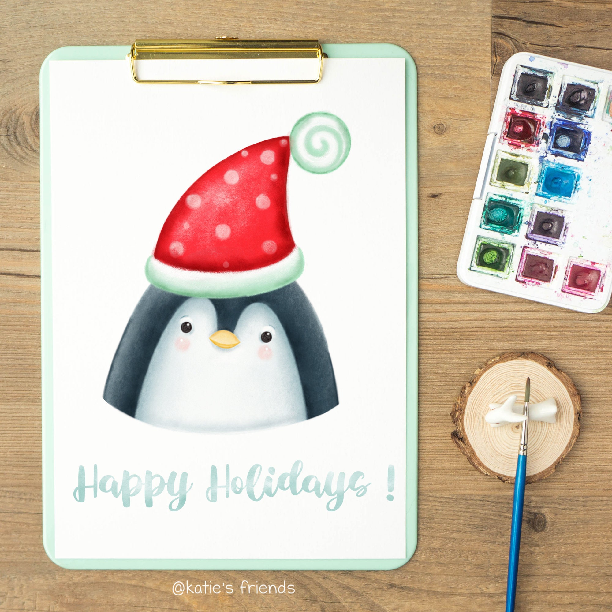 Santa and Friends Clipart Christmas Characters Clipart Santa - Etsy