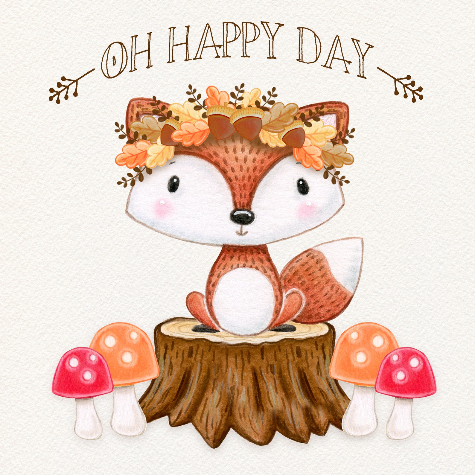 Autumn Woodland Animals Clipart, Forest Animal Clip Art, Woodland ...