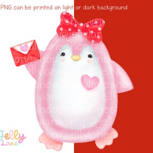 Valentine Penguin Png, Cute Valentines Clipart, Penguin Sublimation ...