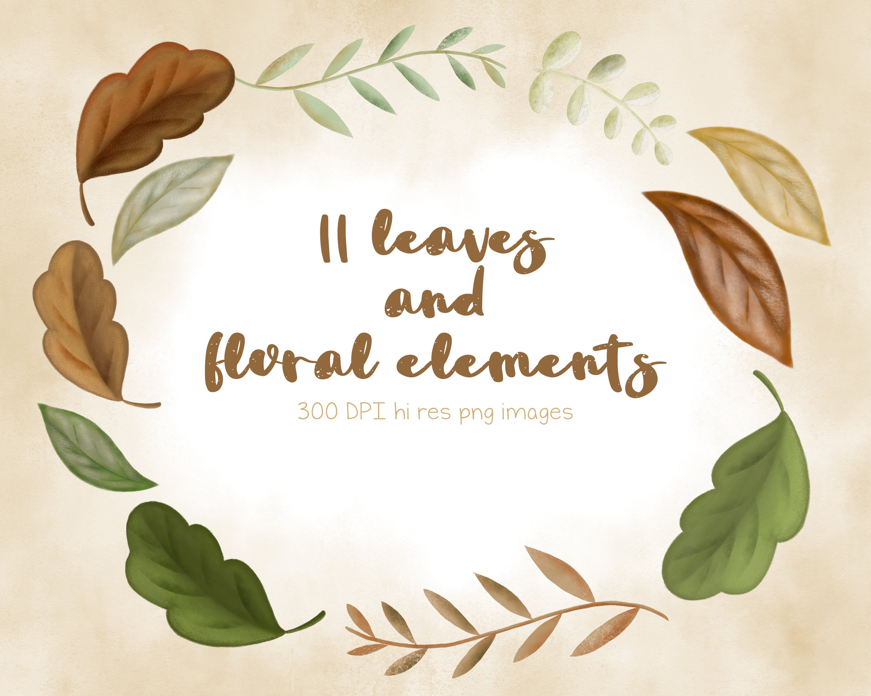 Acorn Clipart, Woodland Scenery Clipart, Autumn Leaves, Mushrooms ...