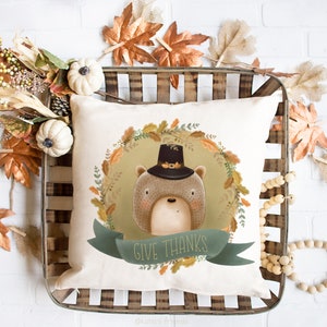 Woodland Animals Thanksgiving Clipart, Cute Autumn Thanksgiving Clipart ...